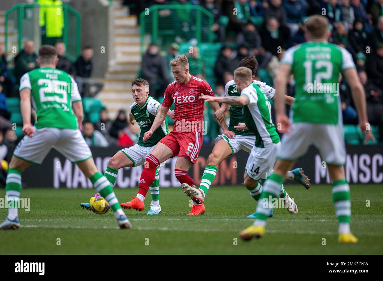 28th January 2023; Easter Road, Edinburgh, Scotland: Scottish ...