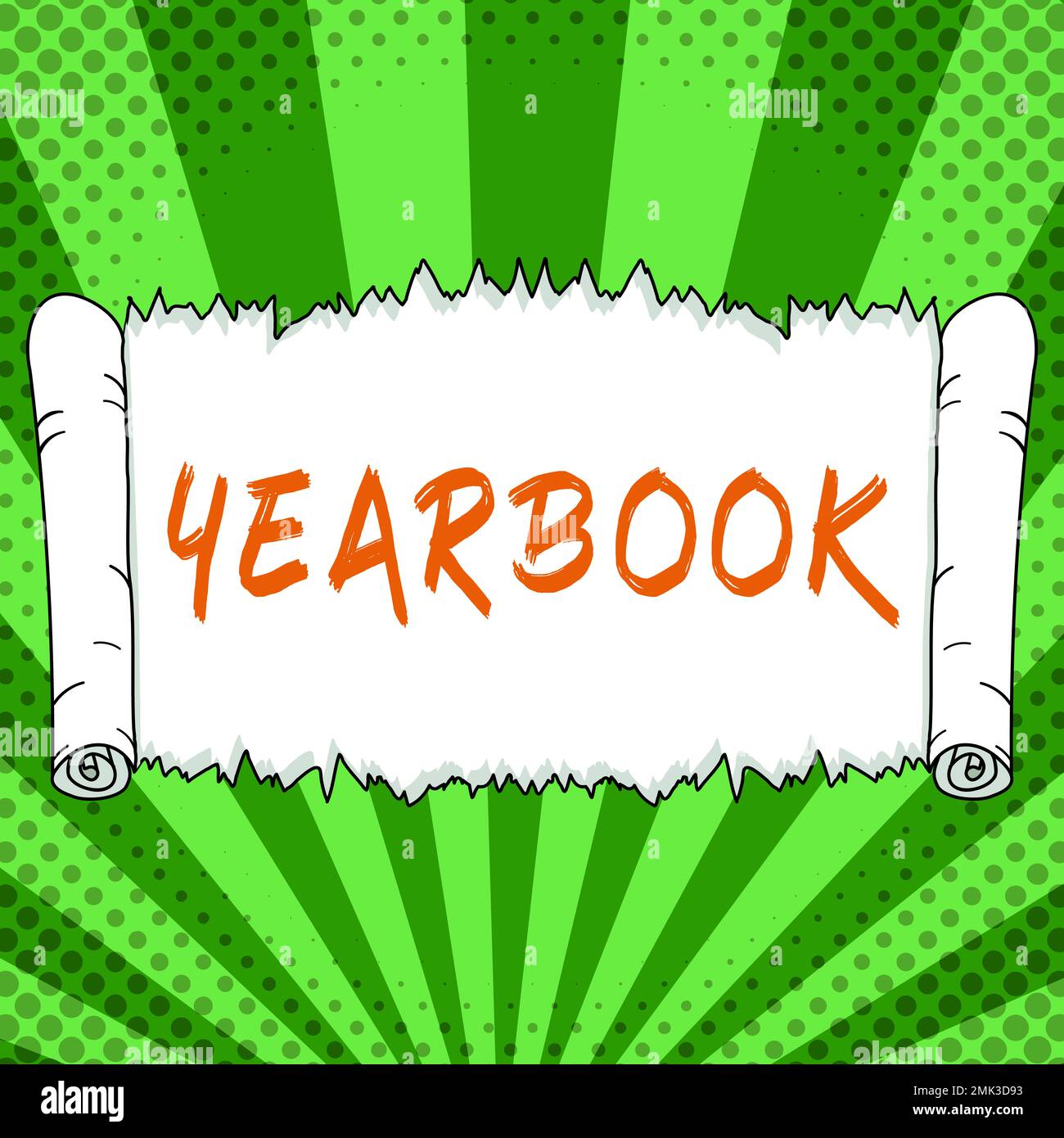 Inspiration showing sign Yearbook. Business showcase publication ...