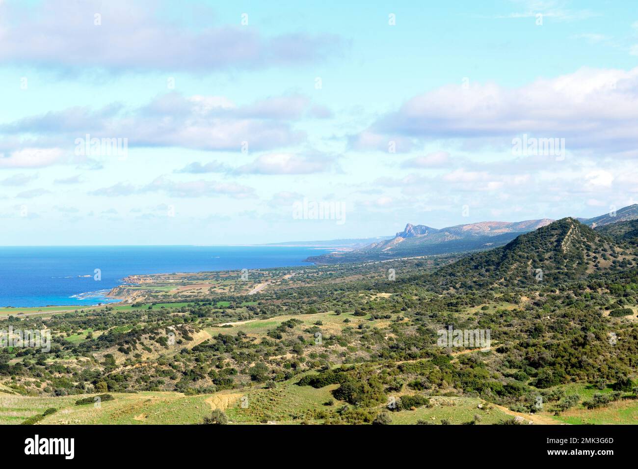 Landscape at Karpasia peninsula in north CyprusHalbinsel Stock Photo ...