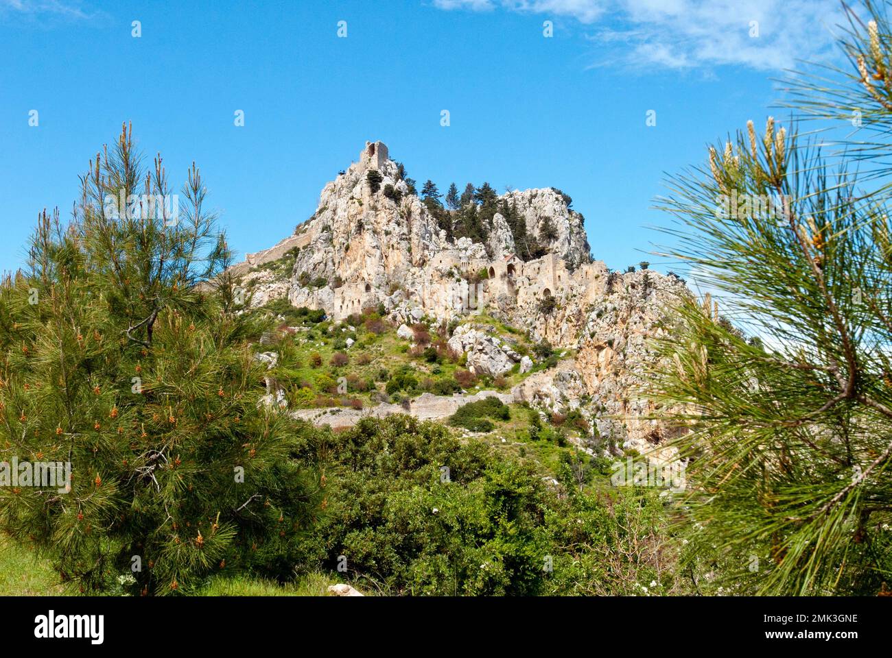 St. Hilarion castle Stock Photo - Alamy