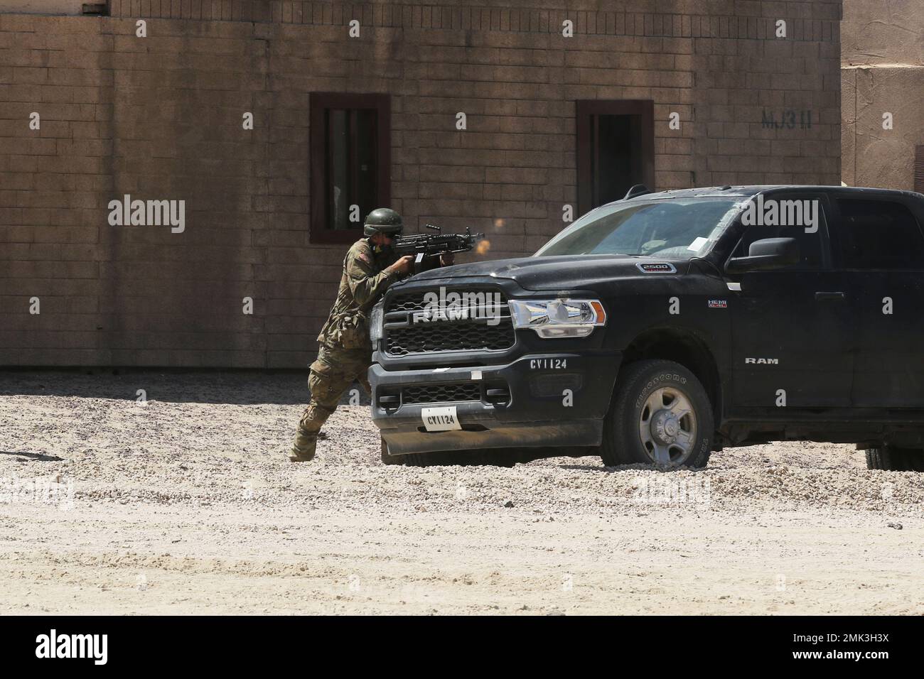FORT IRWIN, Calif. – A U.S. Army Soldier from 11th Armored Cavalry ...