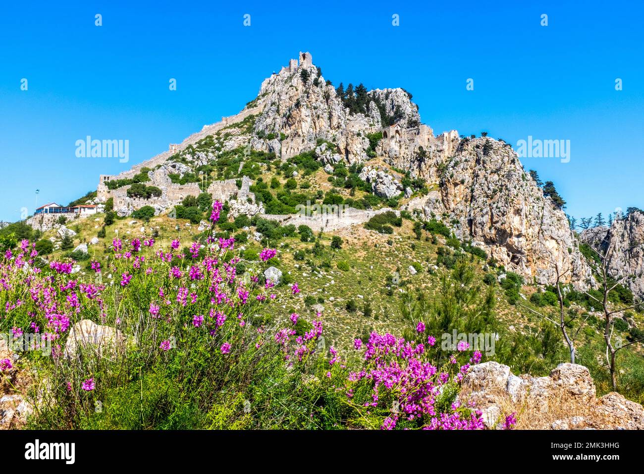 St. Hilarion castle was named after Hermit st. Hilarion who lived there ...