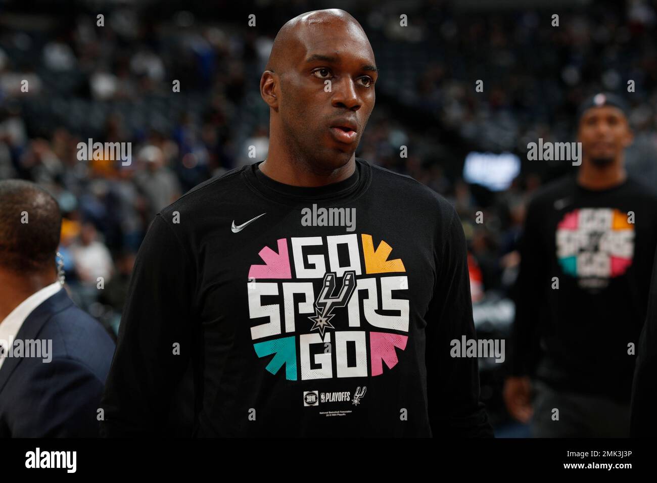 San Antonio Spurs forward Quincy Pondexter (3) in the first half of ...