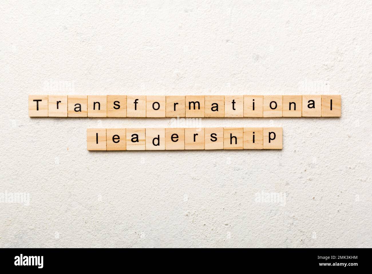transformation leadership word written on wood block. transformation ...