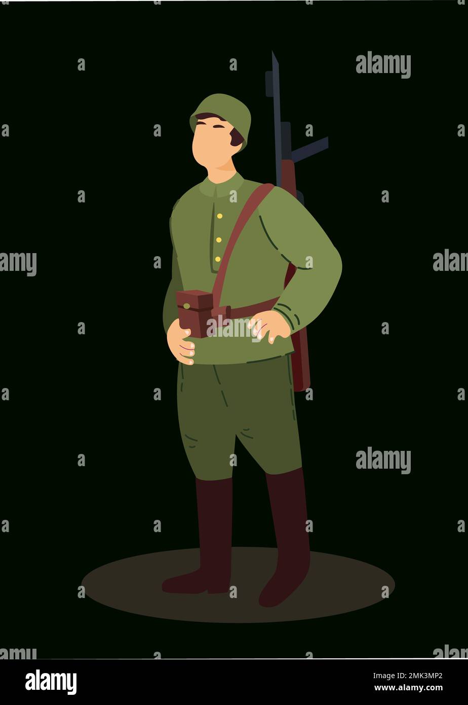 Guard Officer Soldier Military Man, Personnel Army Dressed in ...