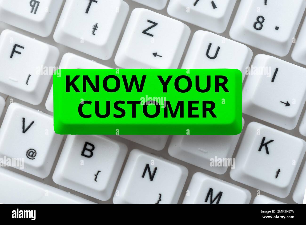 Hand writing sign Know Your Customer. Conceptual photo Marketing ...