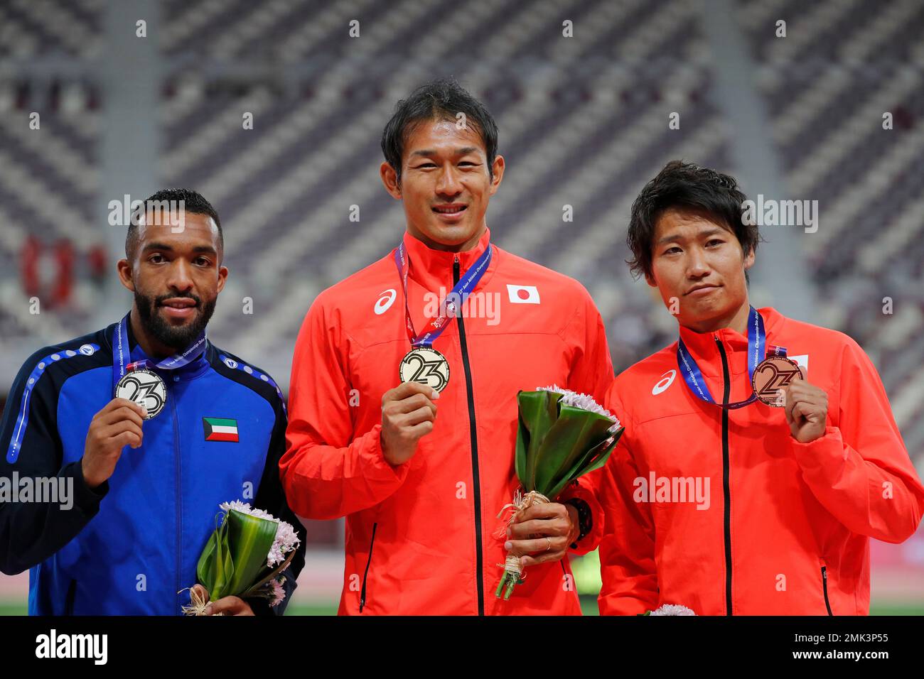 From left, Kuwait's Majed Alzaid, Japan's Keisuke Ushiro, and ...