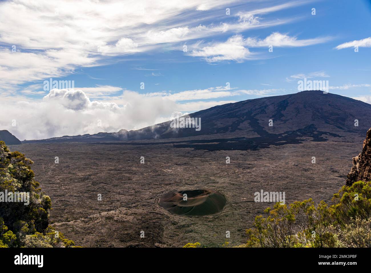 Reunion Island - Piton de la Fournaise volcano : the volcano with the ...