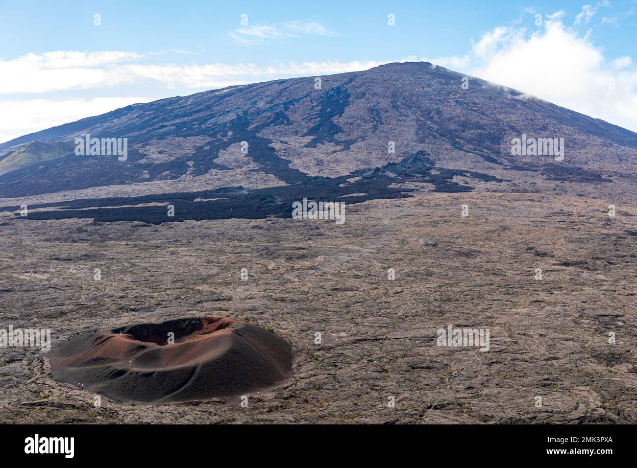 Reunion Island - Piton de la Fournaise volcano : the volcano with the ...