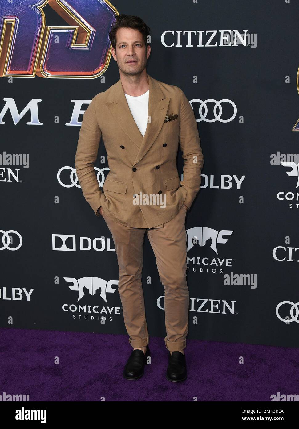 Nate Berkus arrives at the premiere of "Avengers: Endgame" at the Los ...