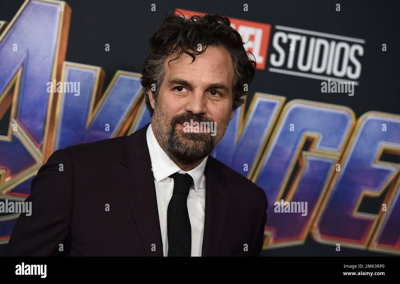 Mark Ruffalo arrives at the premiere of "Avengers: Endgame" at the Los ...