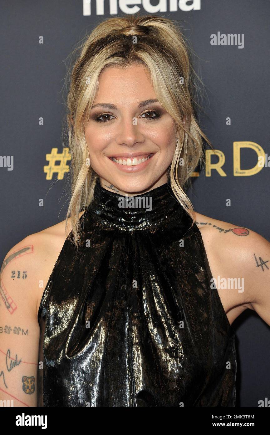 Christina Perri attends the LA premiere of "Foster" at Linwood Dunn ...