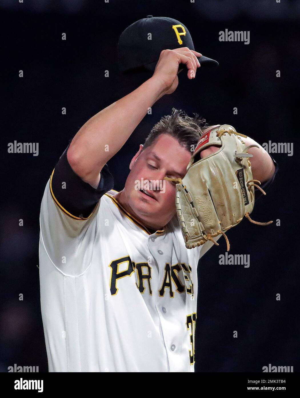 Pittsburgh Pirates relief pitcher Kyle Crick collects himself after ...