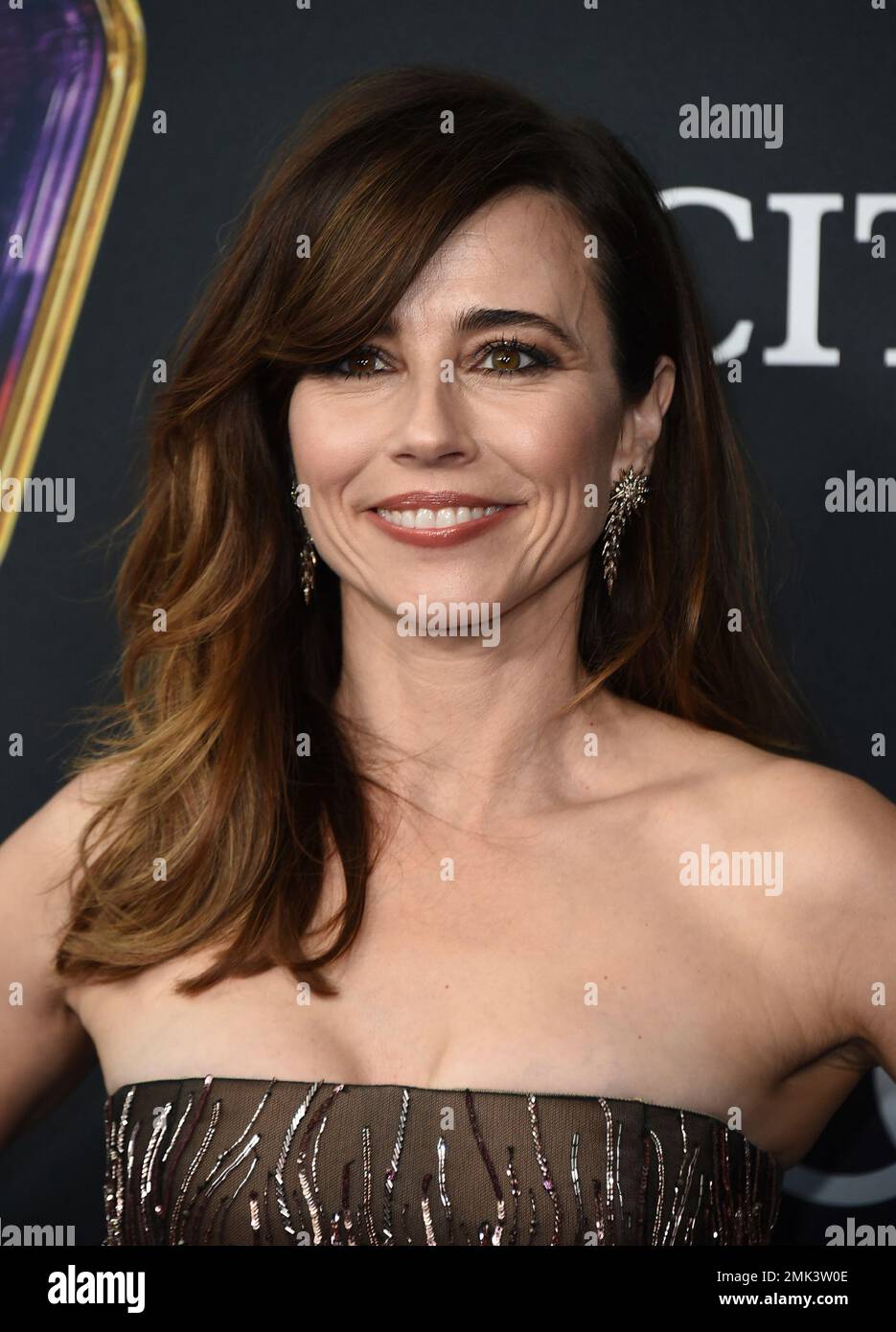 Linda Cardellini arrives at the premiere of "Avengers: Endgame" at the Los Angeles Convention ...