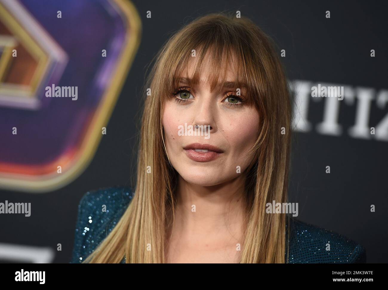 Elizabeth Olsen arrives at the premiere of "Avengers: Endgame" at the ...