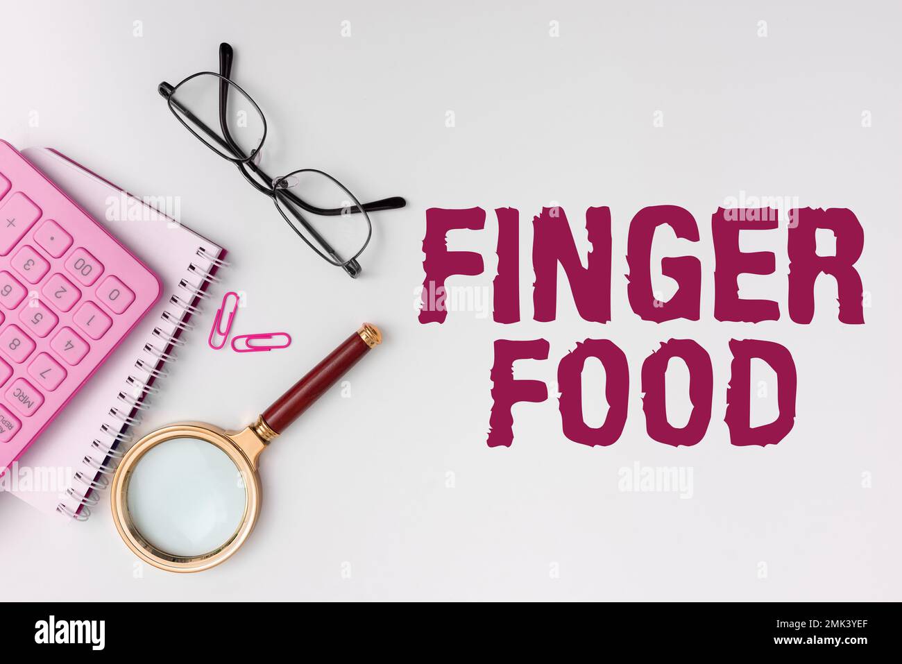 Writing displaying text Finger Food. Word for products and digestives ...