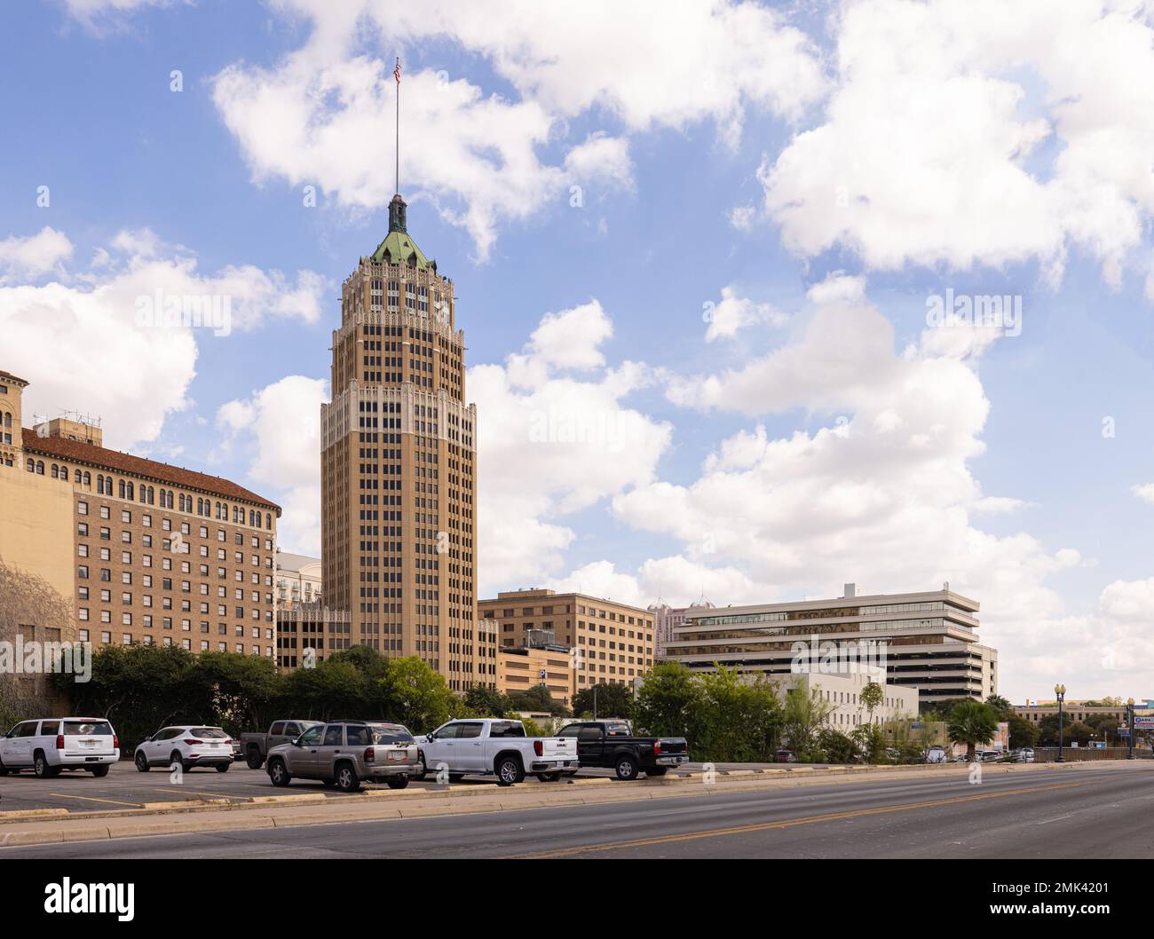 San Antonio, Texas, USA - October 14, 2022: The Tower Life Building as ...