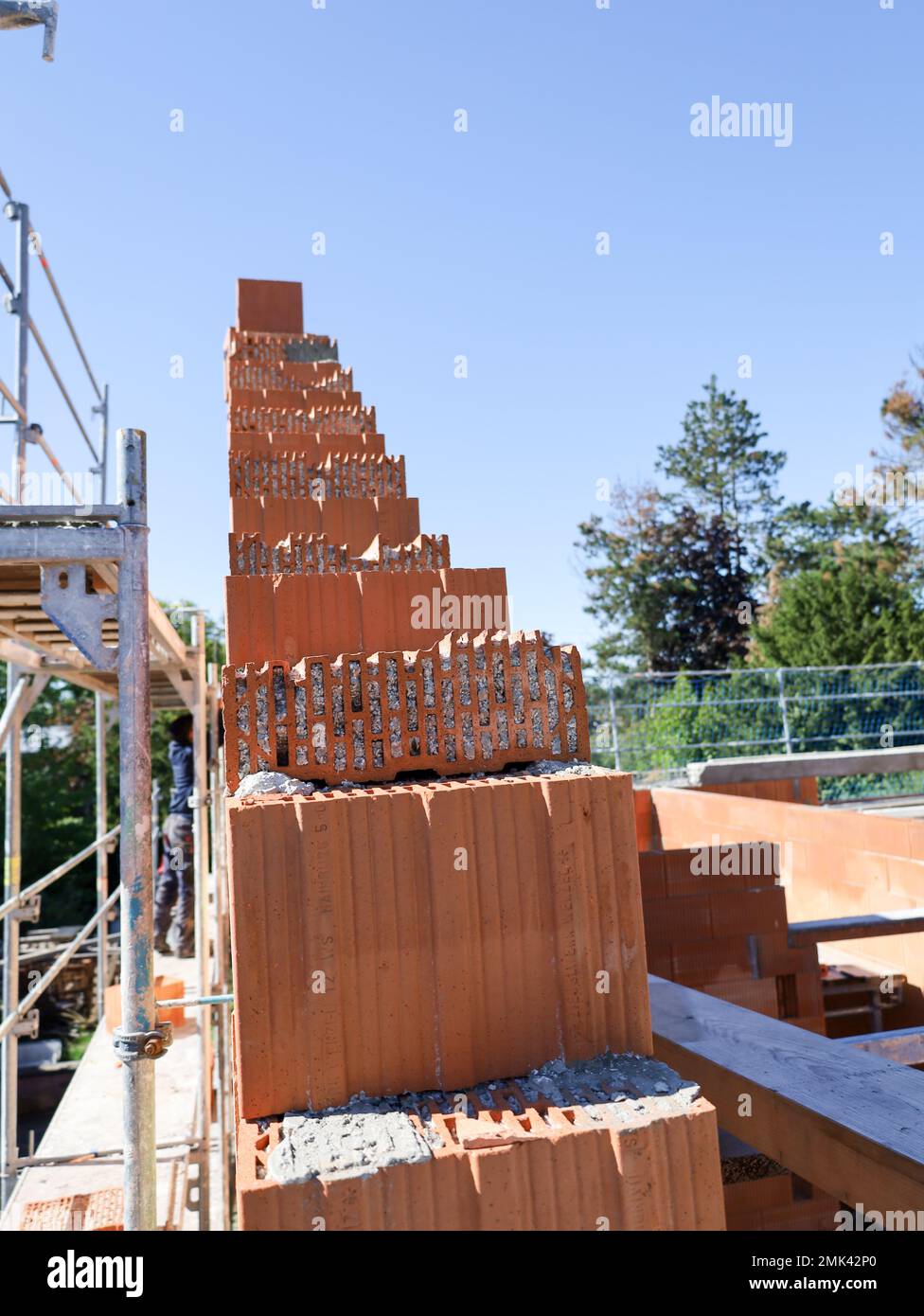 bungle in building a house Stock Photo - Alamy
