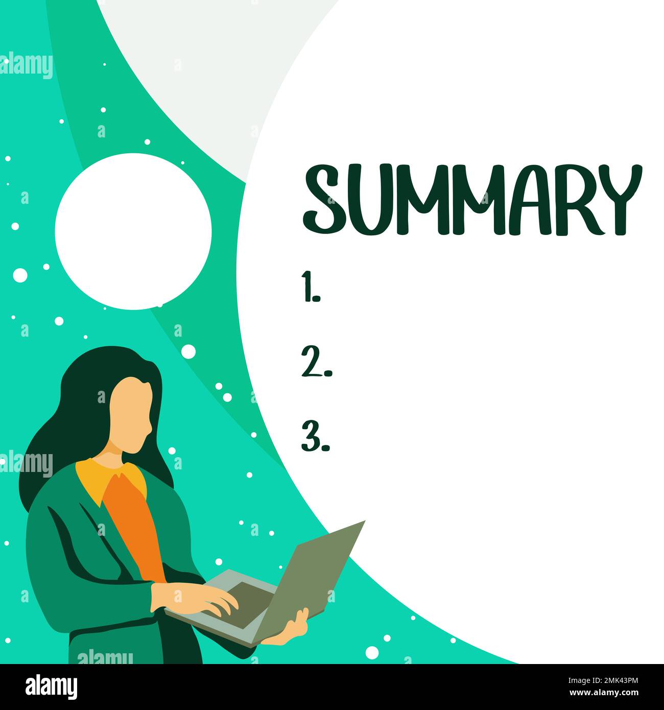 Text sign showing Summary. Concept meaning Brief Statement Abstract ...