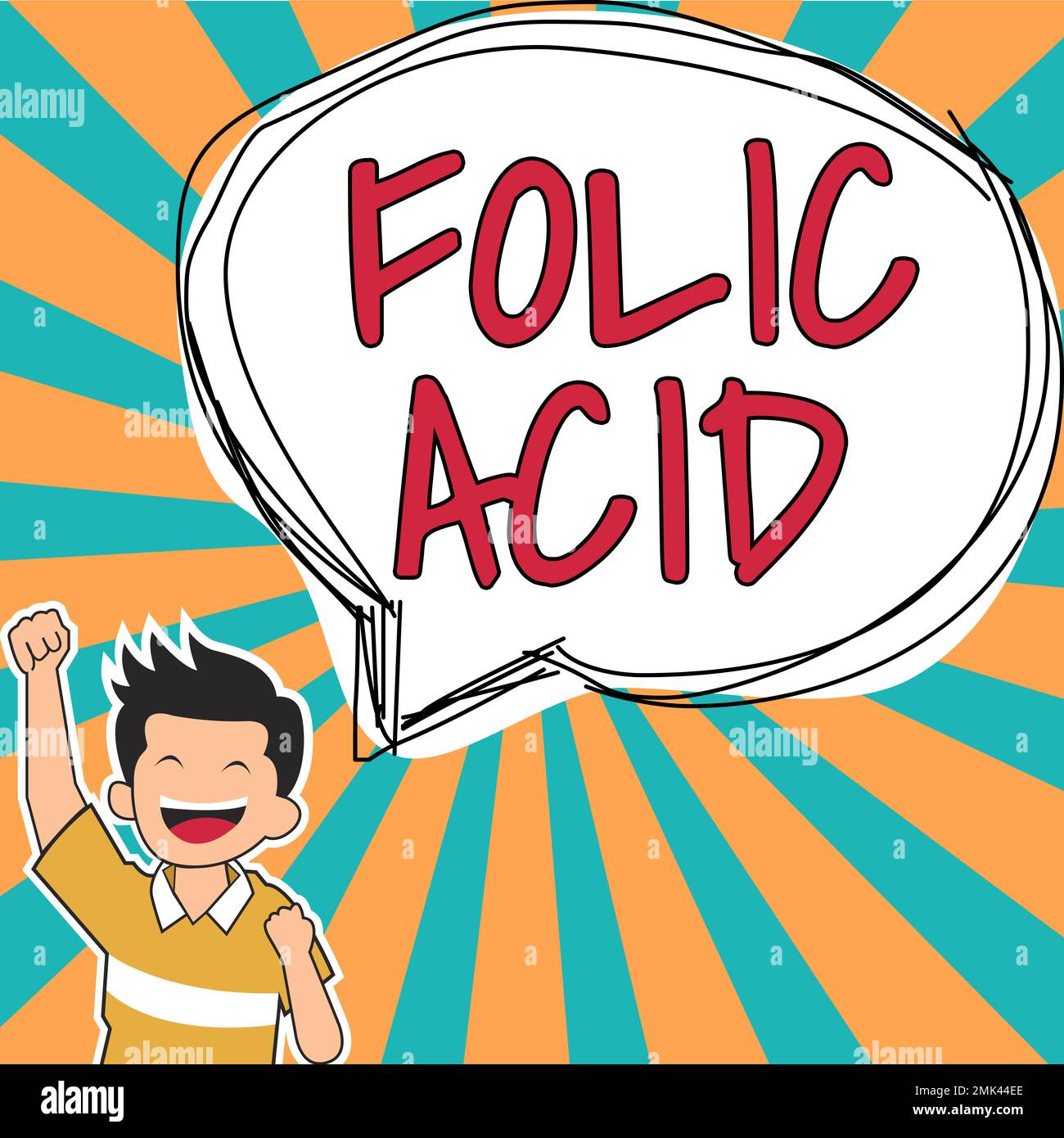 Conceptual display Folic Acid. Internet Concept Vitamin required for ...