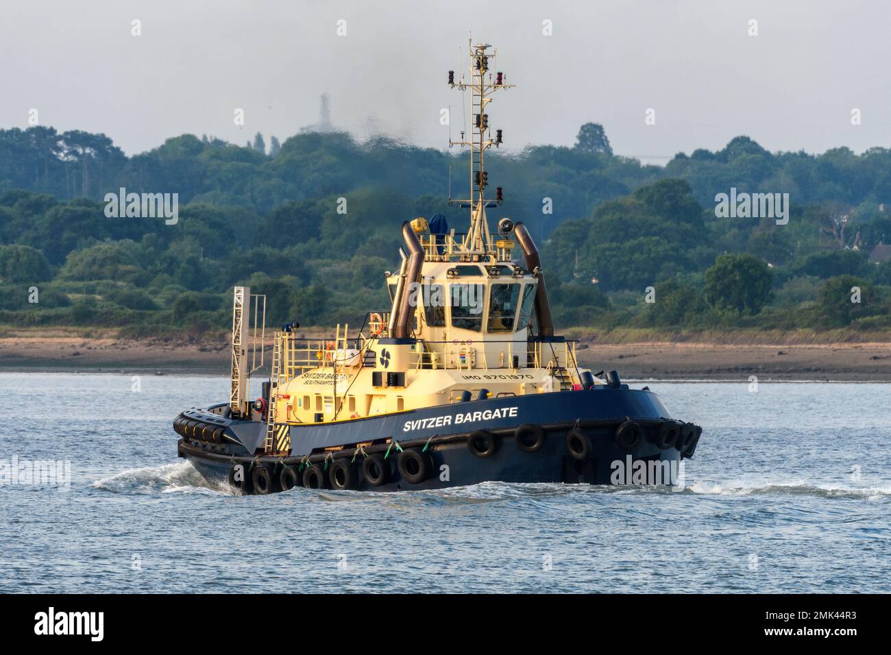 The harbour tug Svitzer Bargate is operated by Svitzer Towage at the ...
