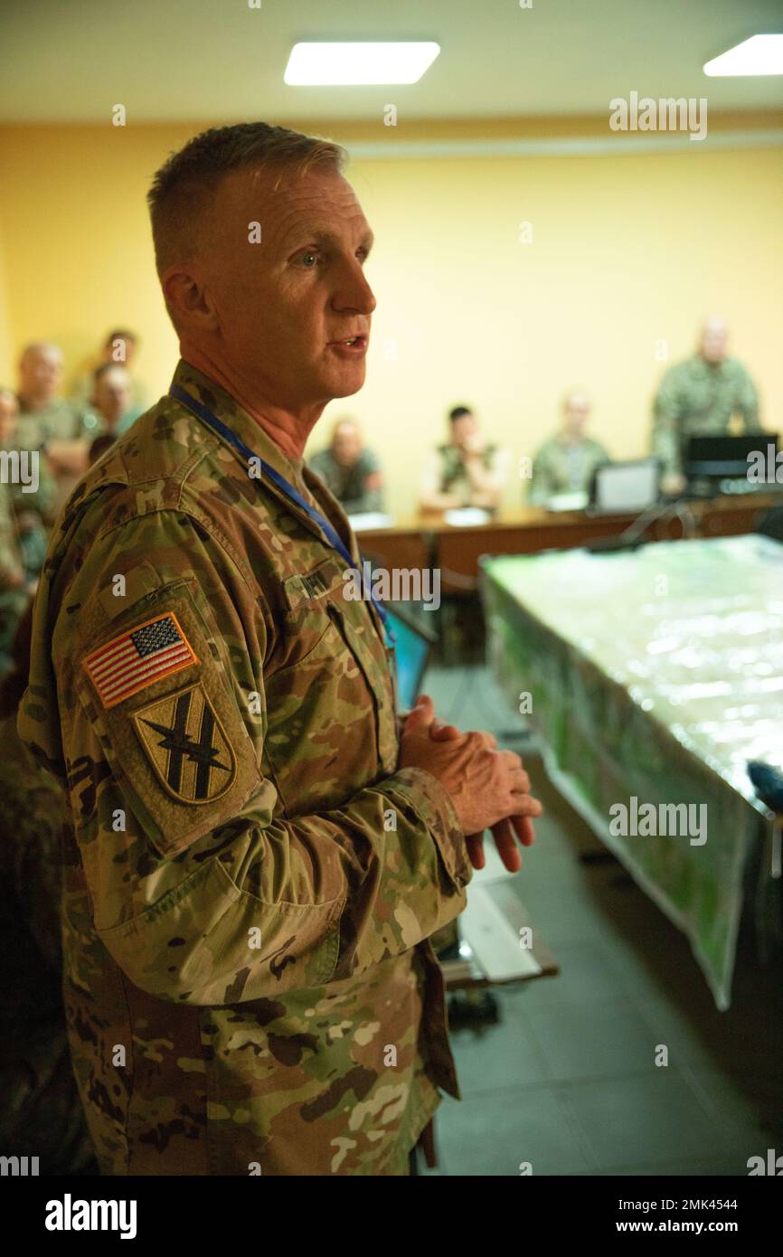 U.S. Army Maj. Christopher Murphy, an operations officer with the ...