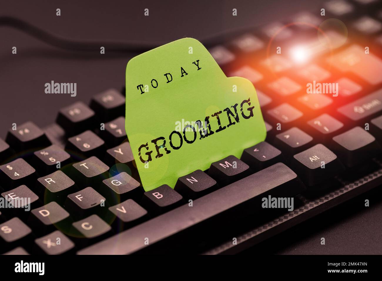 Conceptual caption Grooming. Business concept hygienic care and ...