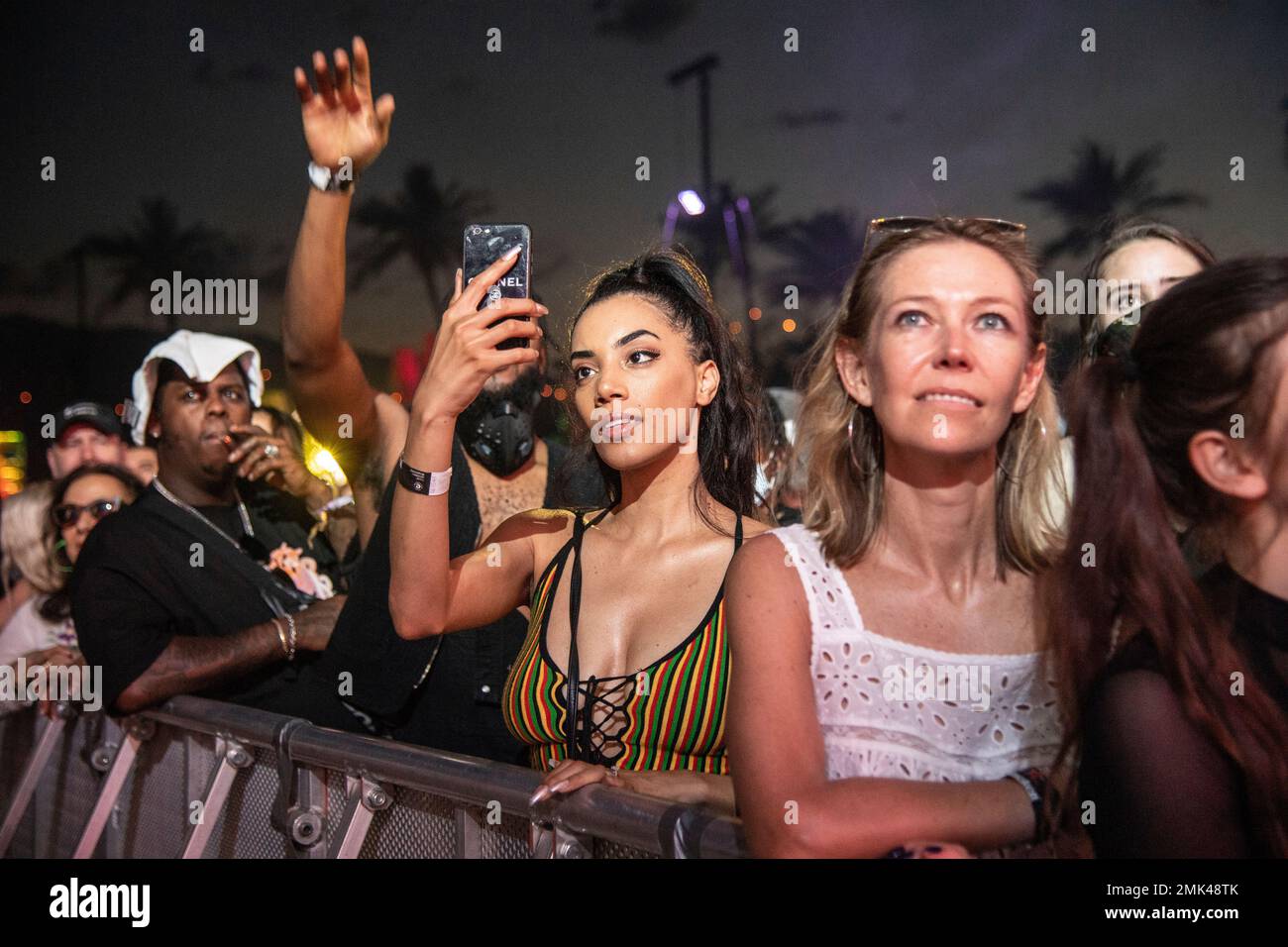 Festival goers attend the Coachella Music & Arts Festival at the Empire ...