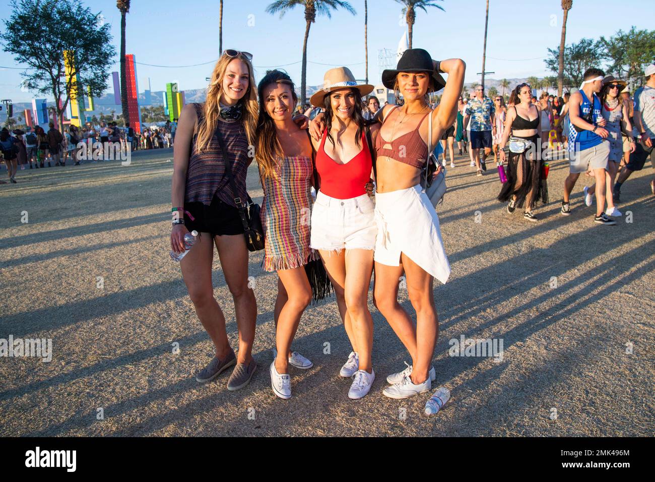 Festival goers attend the Coachella Music & Arts Festival at the Empire ...