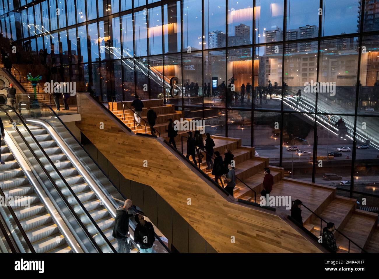 Seattle, USA. 27th Jan, 2023. The public opening the new Seattle ...
