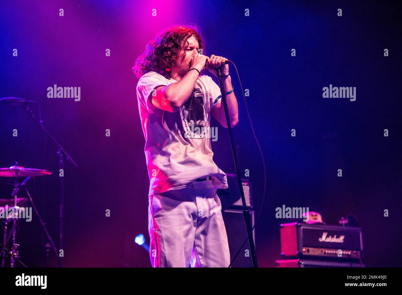 Brendan Yates of Turnstile performs at the Coachella Music & Arts ...