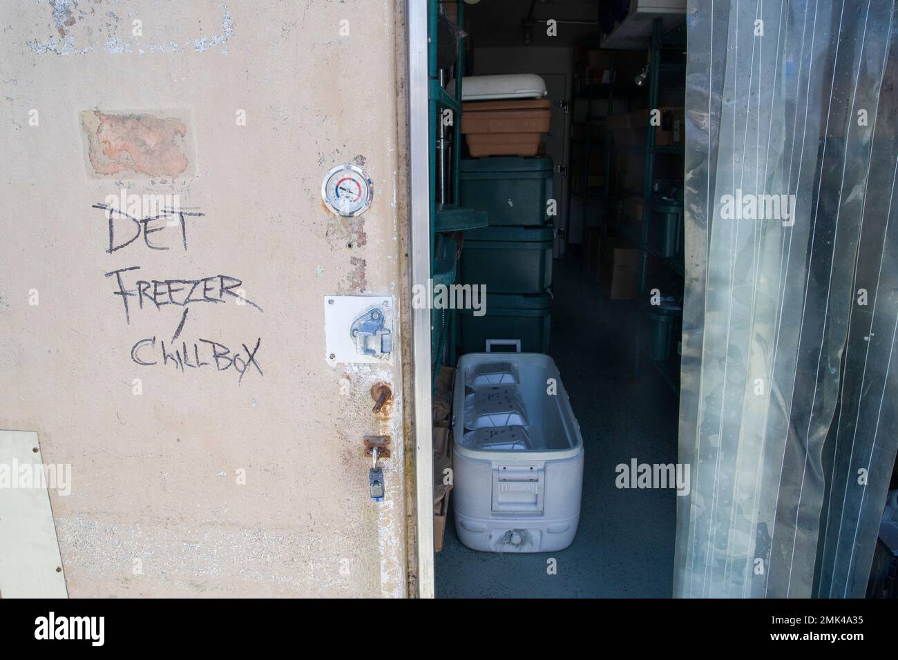 In this photo reviewed by U.S. military officials, a walk in ...