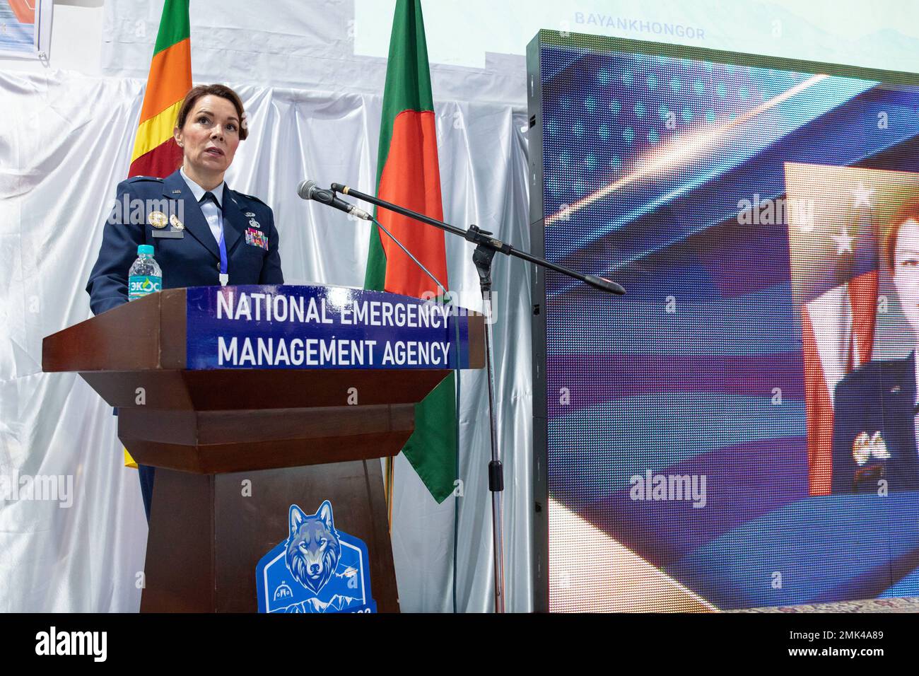 Brig. Gen. Tracy Smith, commander of the Alaska Air National Guard ...