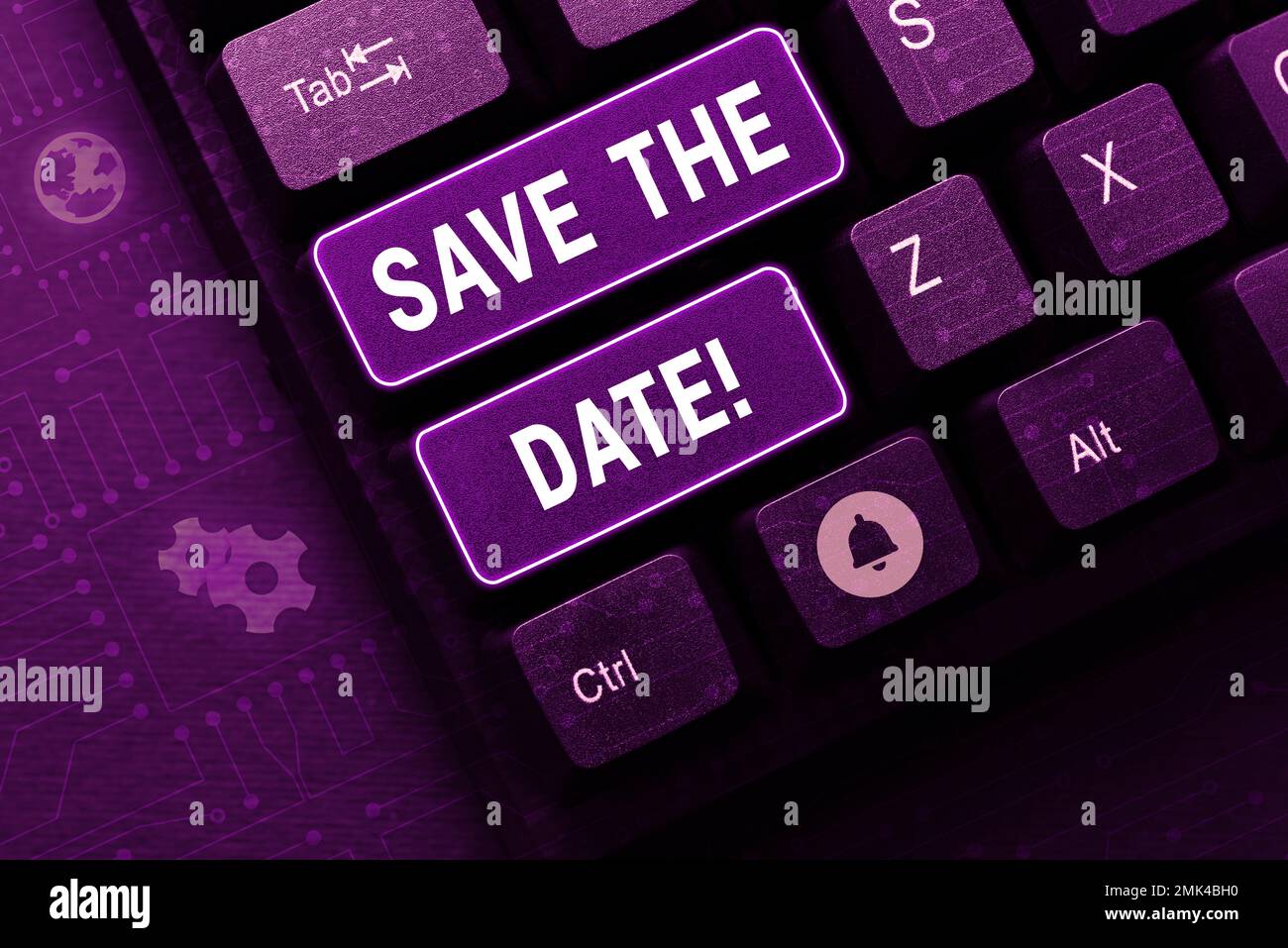 Sign displaying Save The Date. Word for Remembering the schedule Mark ...