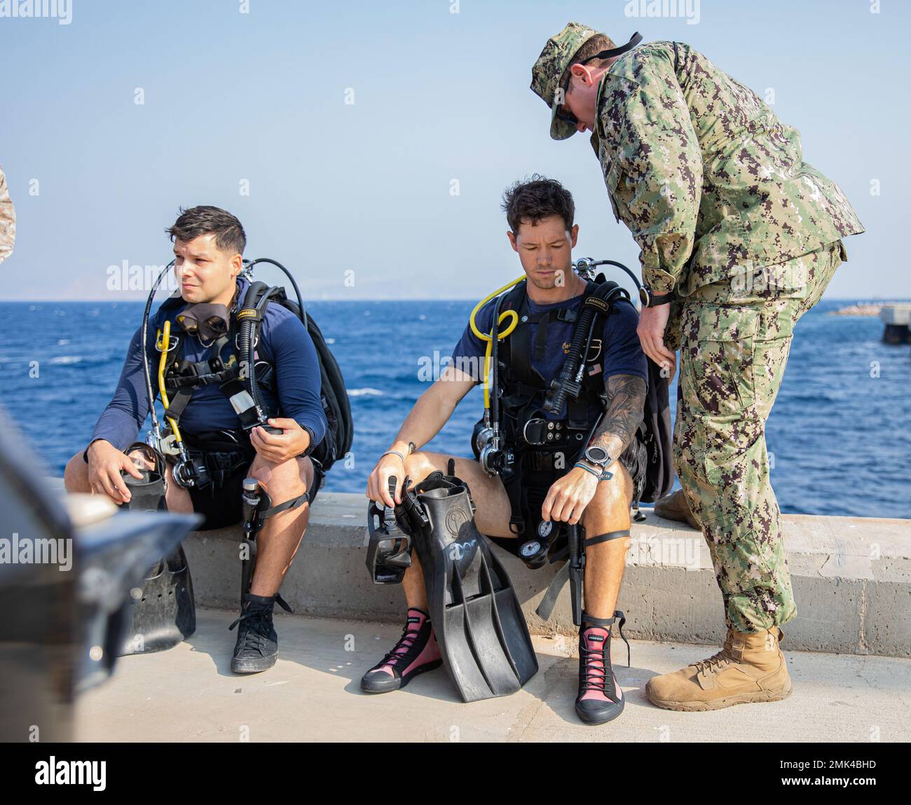 AQABA, JORDAN – U.S. Sailors assigned to Commander Task Group (CTG) 56. ...
