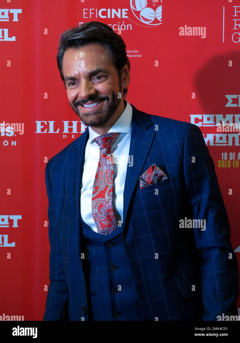 In this April 17, 2019 photo, Mexican actor Eugenio Derbez poses on the ...