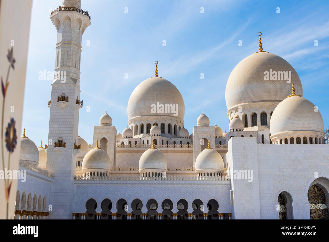 Abu Dhabi, UAE - 11.27.2022 - View of a Sheikh Zayed grand mosque ...