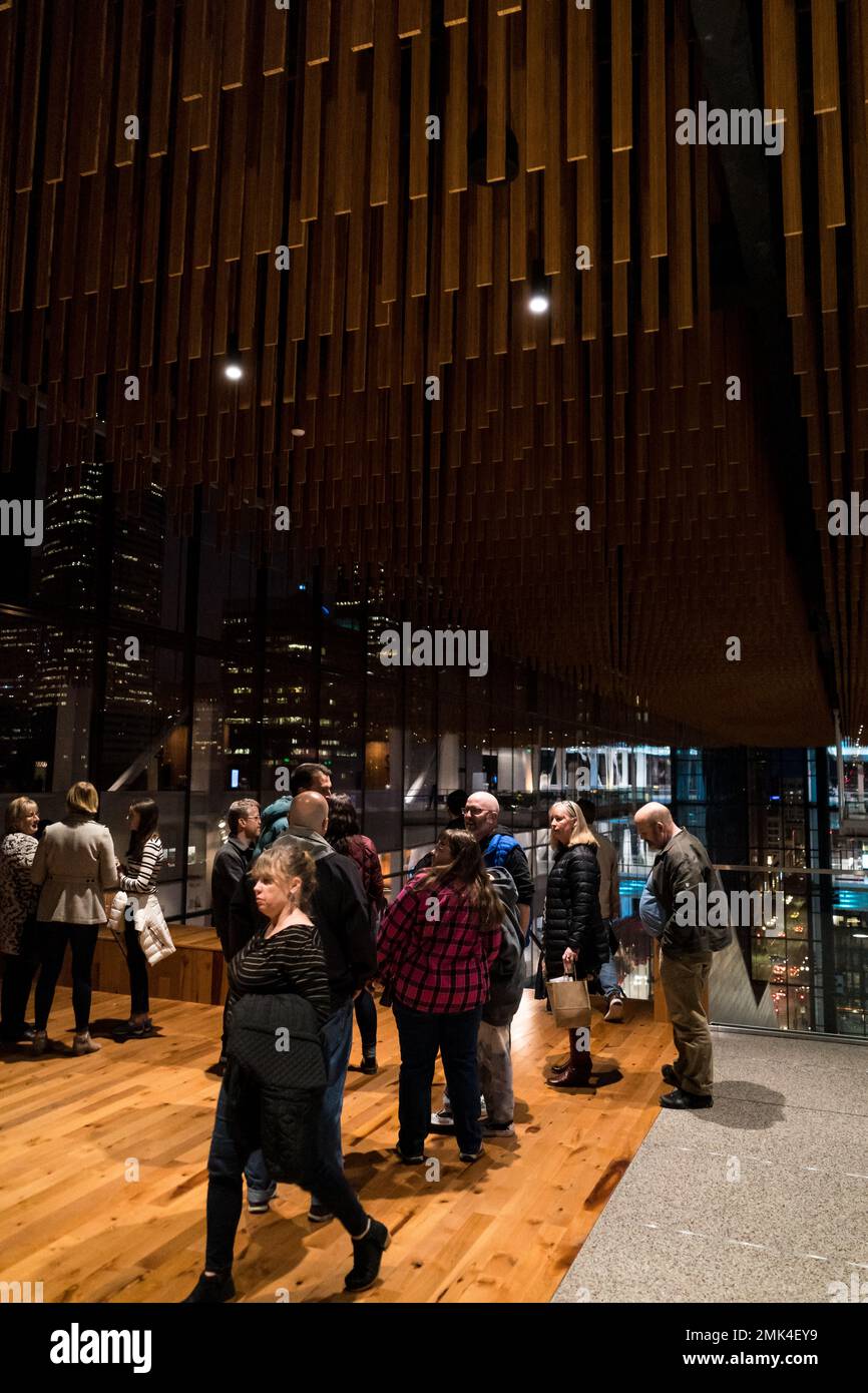 Seattle, USA. 27th Jan, 2023. The public opening the new Seattle ...