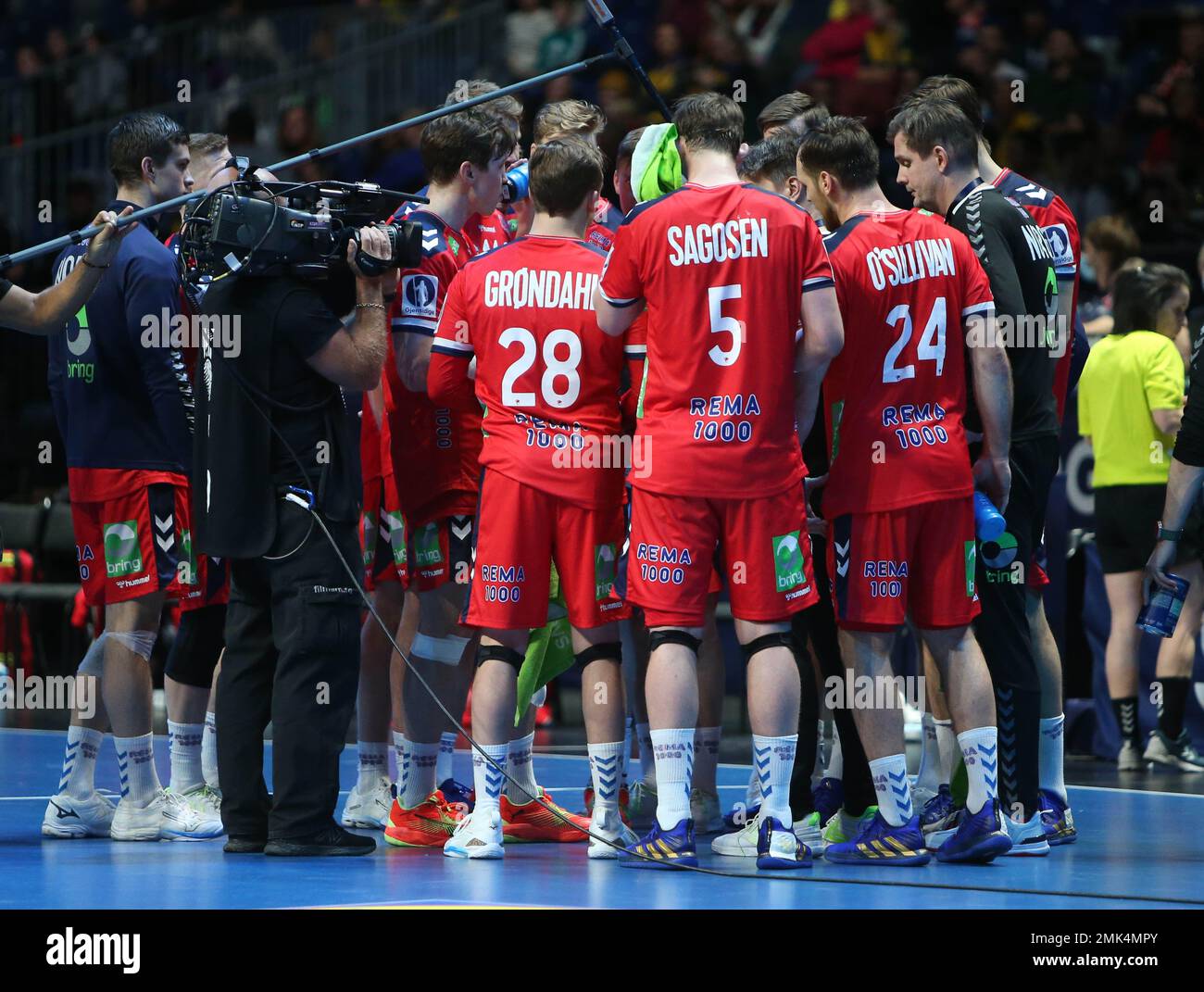 Team Norway during the IHF Men's World Championship 2023, placement ...