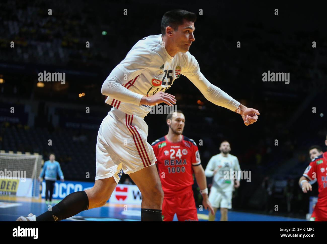 Pedro Rodriguez Alvarez of Hungary during the IHF Men's World ...
