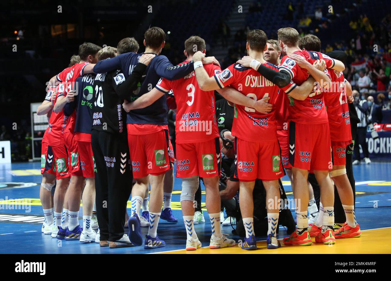 Celebration Victory Team Norway during the IHF Men's World Championship 2023, placement matches ...