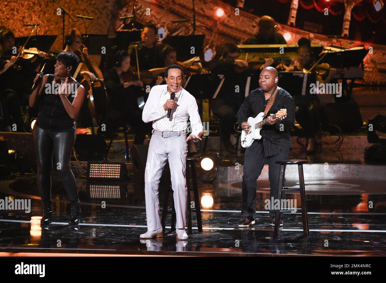 FILE - In this Feb.12, 2019 file photo, Smokey Robinson performs during ...