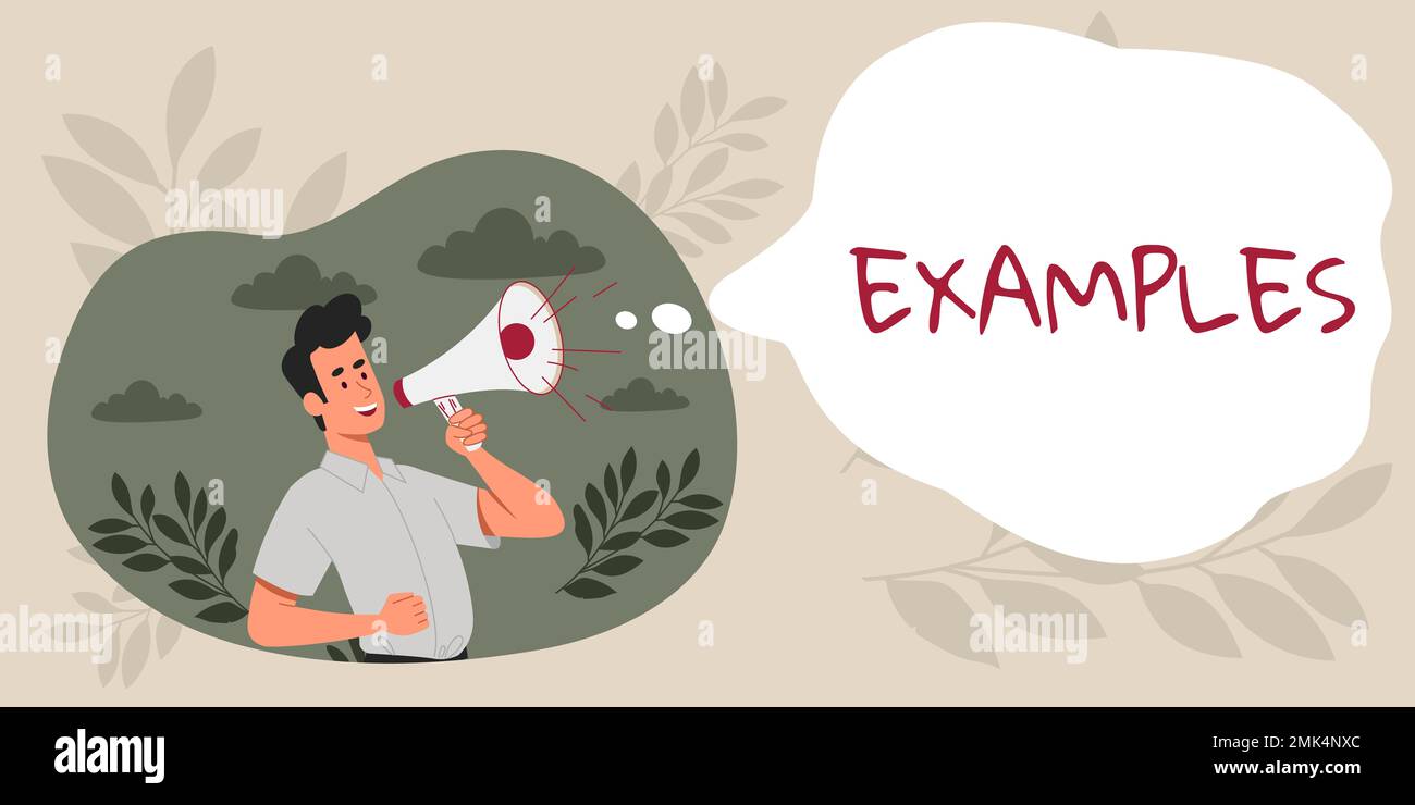 Conceptual display Examples. Business overview photo Sample Model to ...