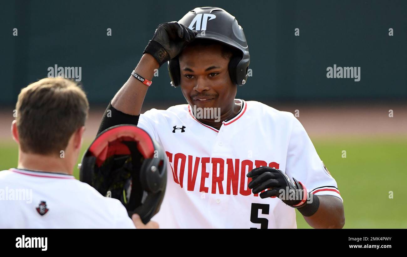 Austin Peay Governors infielder Malcolm Tipler (5) during an NCAA ...
