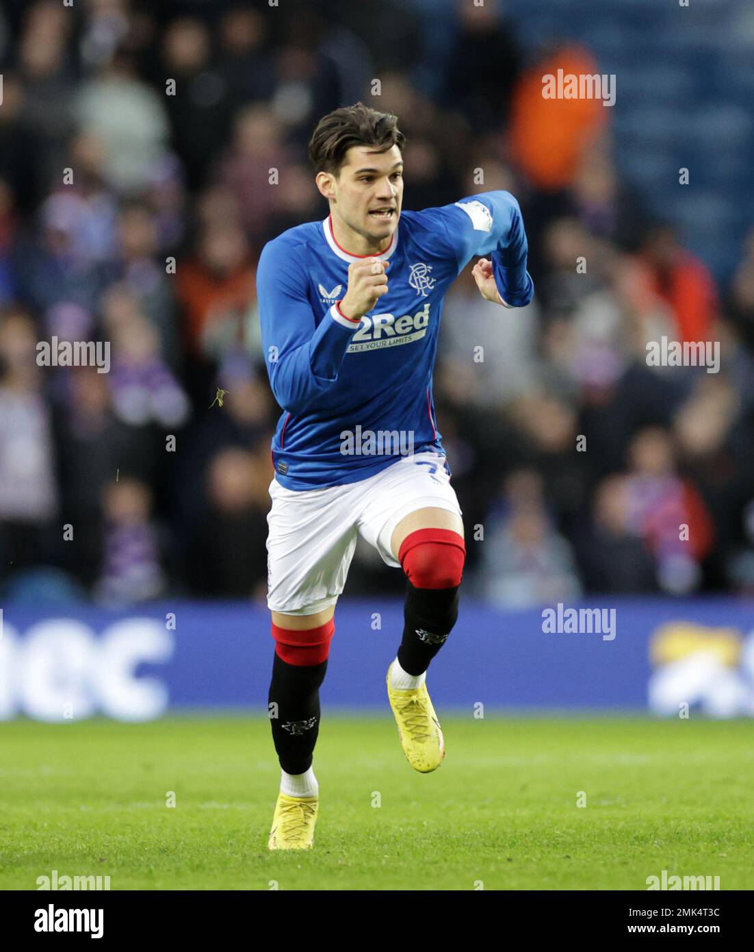 Rangers' Ianis Hagi during the cinch Premiership match at the Ibrox ...