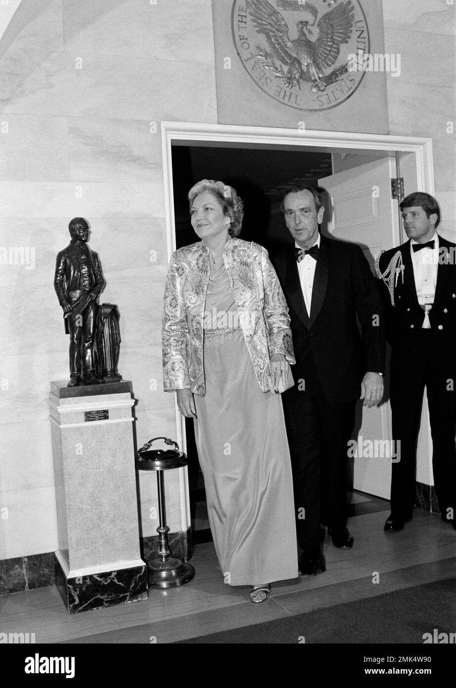 Georgia Governor George Busbee and his wife Mary Beth arrive at the ...
