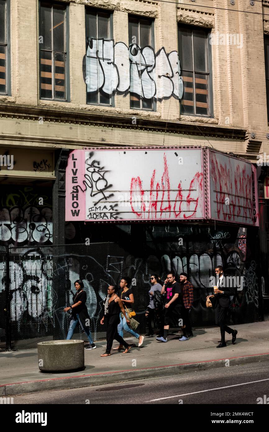 Seattle, USA. 5th Sep, 2022. Late in the day the old Lusty Lady strip ...