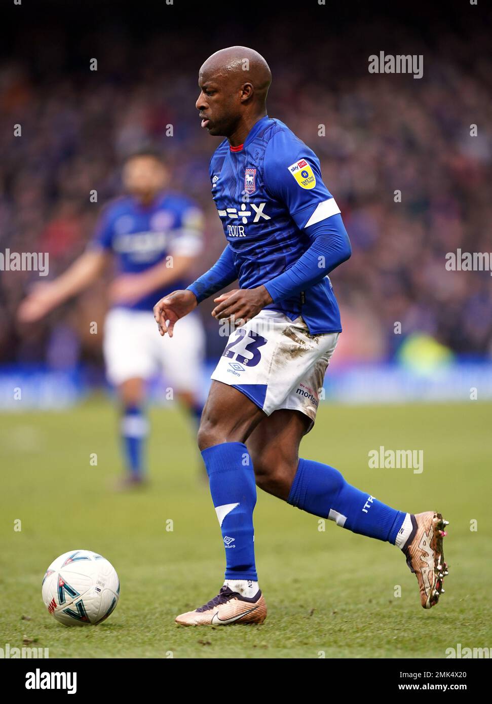 Ipswich Town's Sone Aluko during the Emirates FA Cup fourth round match ...