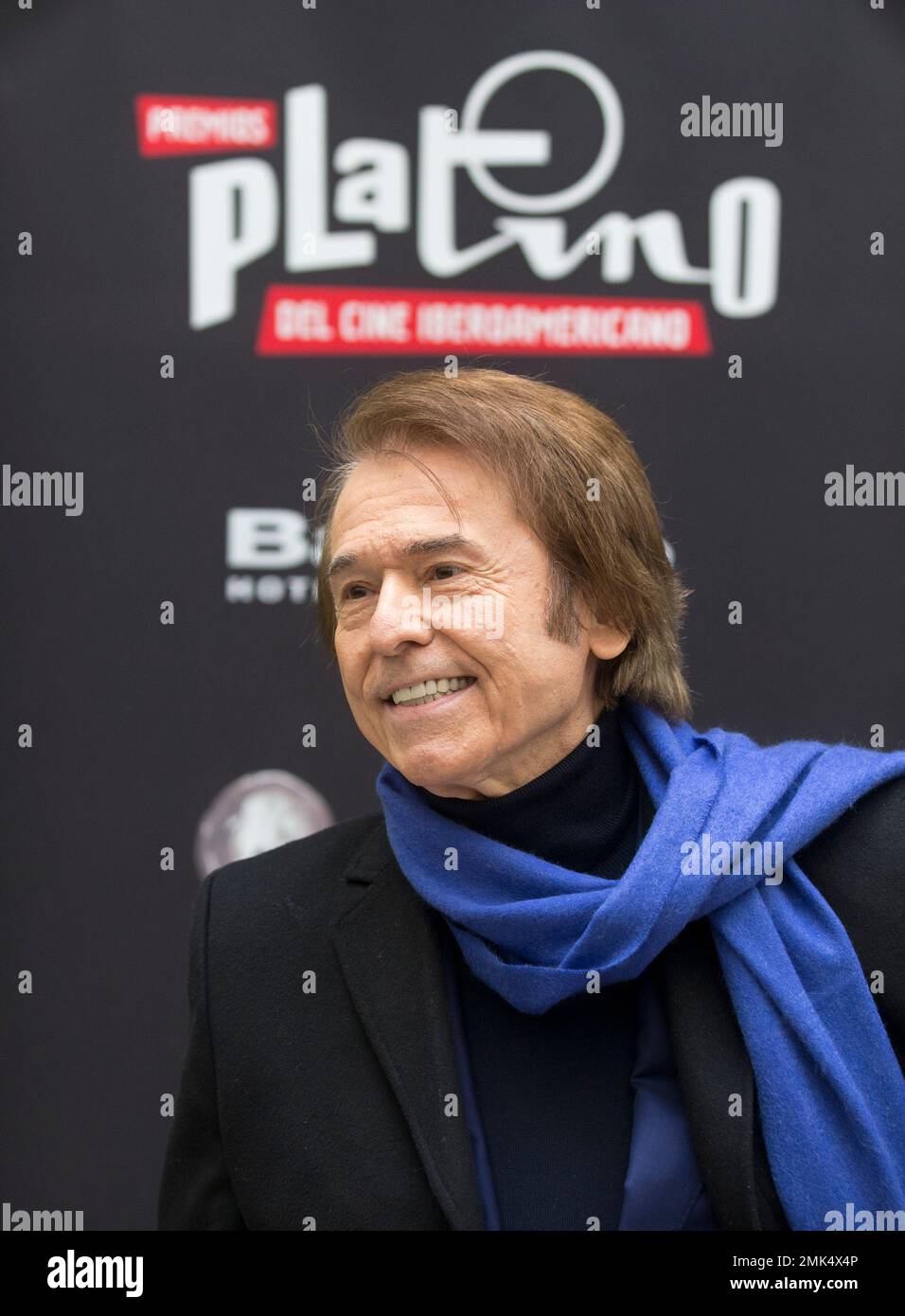 Spanish singer and actor Raphael poses during a photocall in Madrid ...