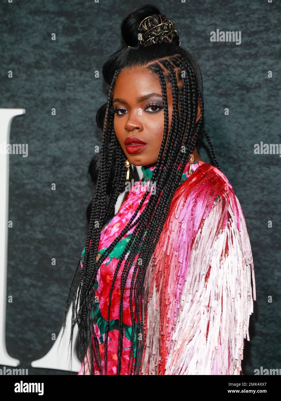 Kyanna Simone Simpson attends the season one premiere of Netflix's ...